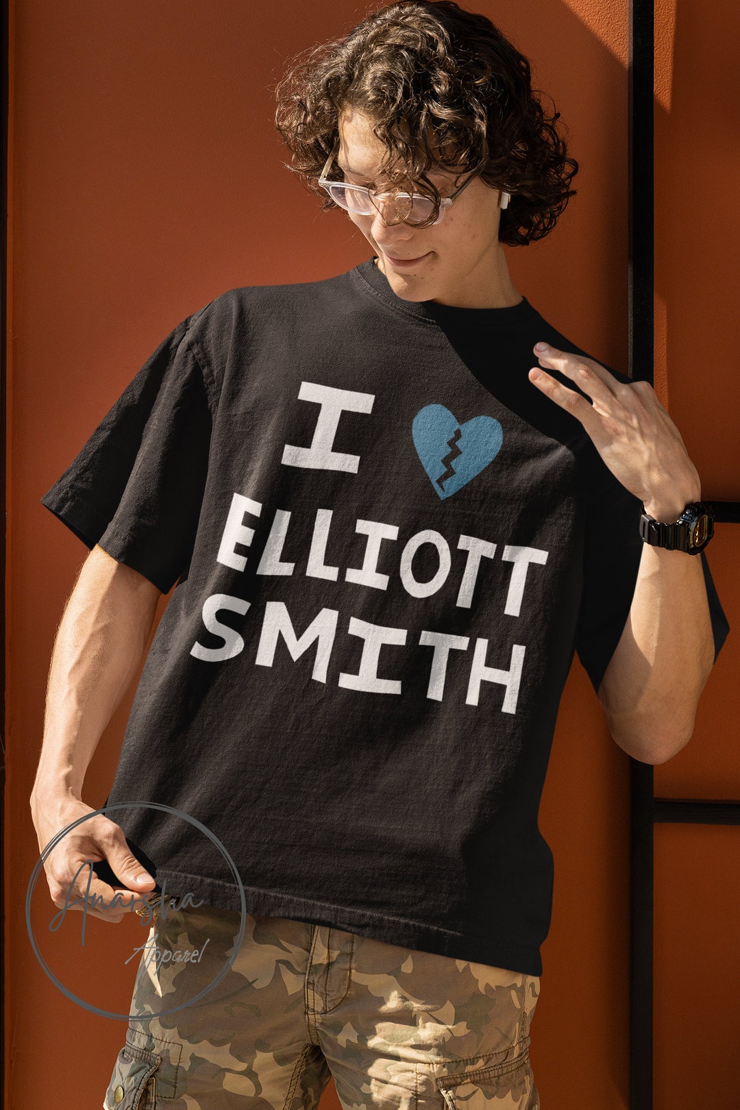 Elliott Smith T-shirt - Elliott Smith Tee - Elliott Smith Merch - Son ...
