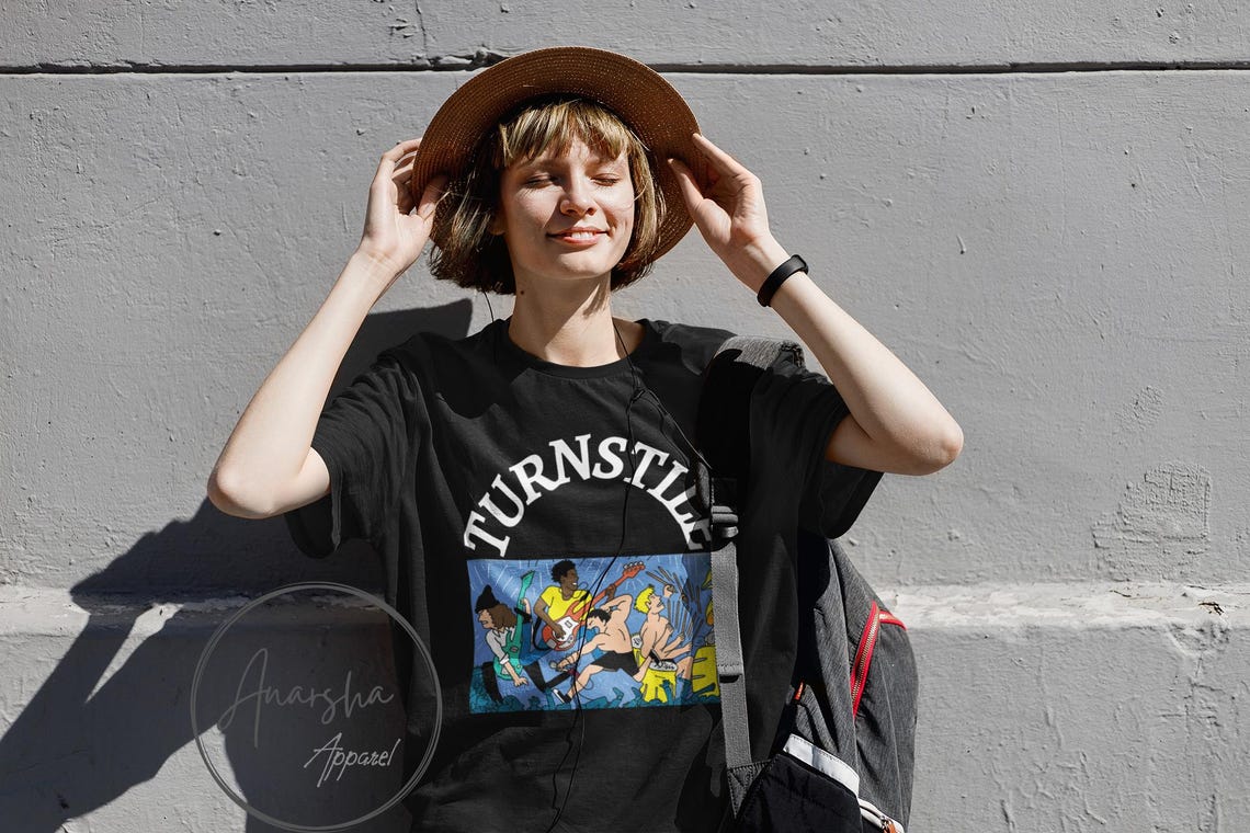 Turnstile T-shirt - Turnstile Tee - Turnstile Merch - Alternative Rock ...