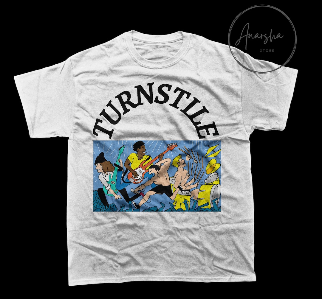 Turnstile T-shirt - Turnstile Tee - Turnstile Merch - Alternative Rock ...