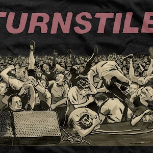 Turnstile Band T-shirt – High-quality 3D Print Tee - Etsy