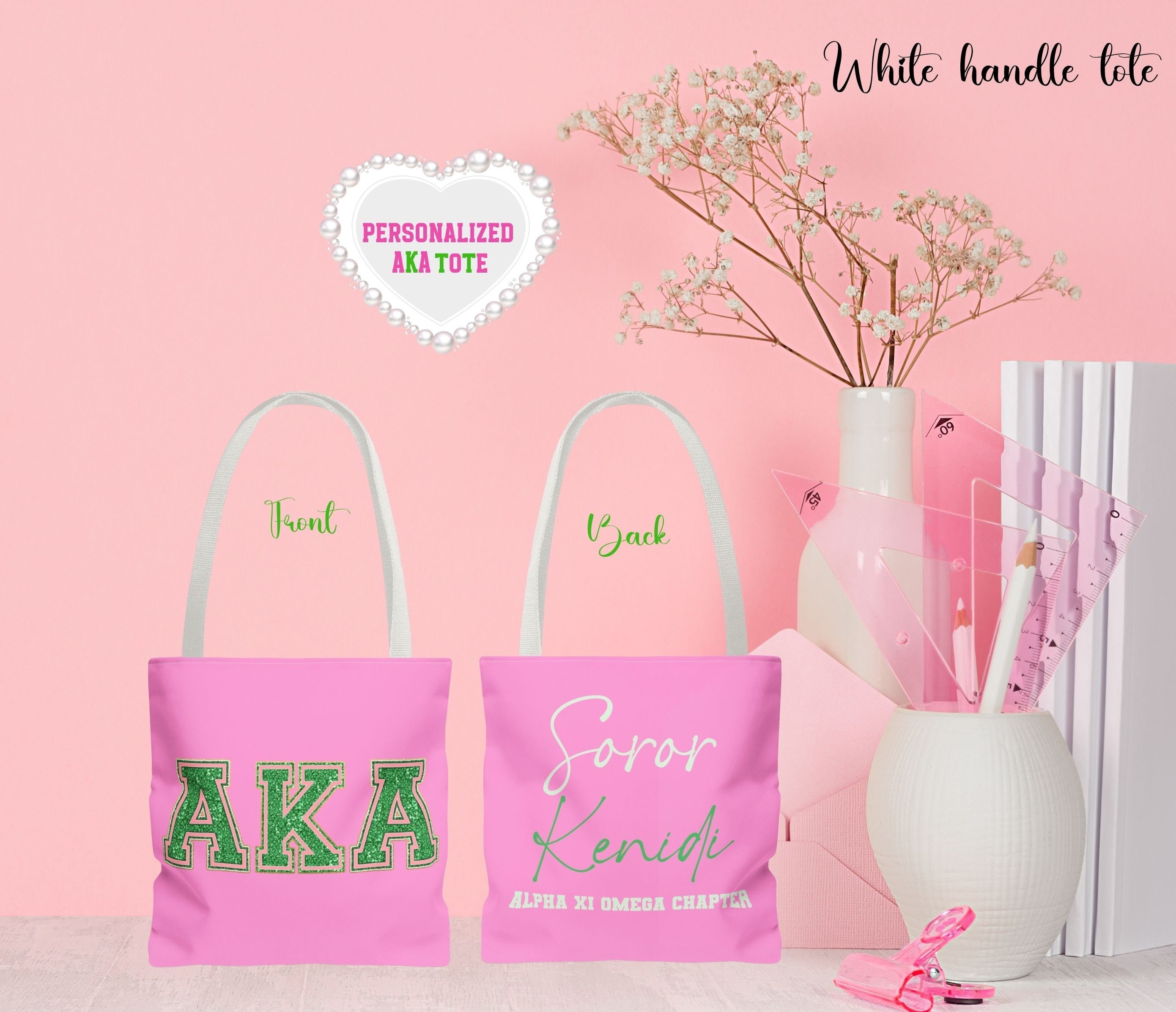 Personalized AKA Gift, AKA Tote Bag, Aka Gifts, Custom Alpha Kappa Alpha Gifts, Soror Gifts ...