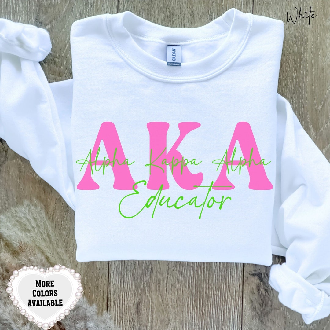 Personalized AKA Educator, Aka Teacher, AKA Sweatshirt, AKA Shirts, Aka ... Personalized AKA Educator, Aka Teacher, AKA Sweatshirt, AKA Shirts, Aka ...