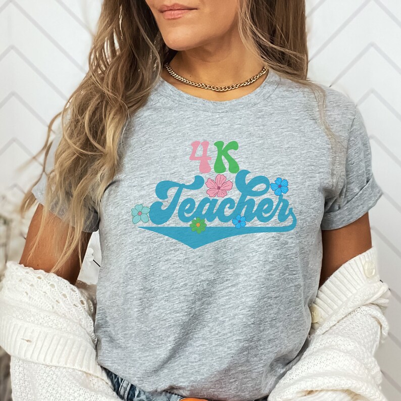 4K Teacher, 4k Teacher Shirts, 4k Teacher Shirt, Preschool Teacher ...