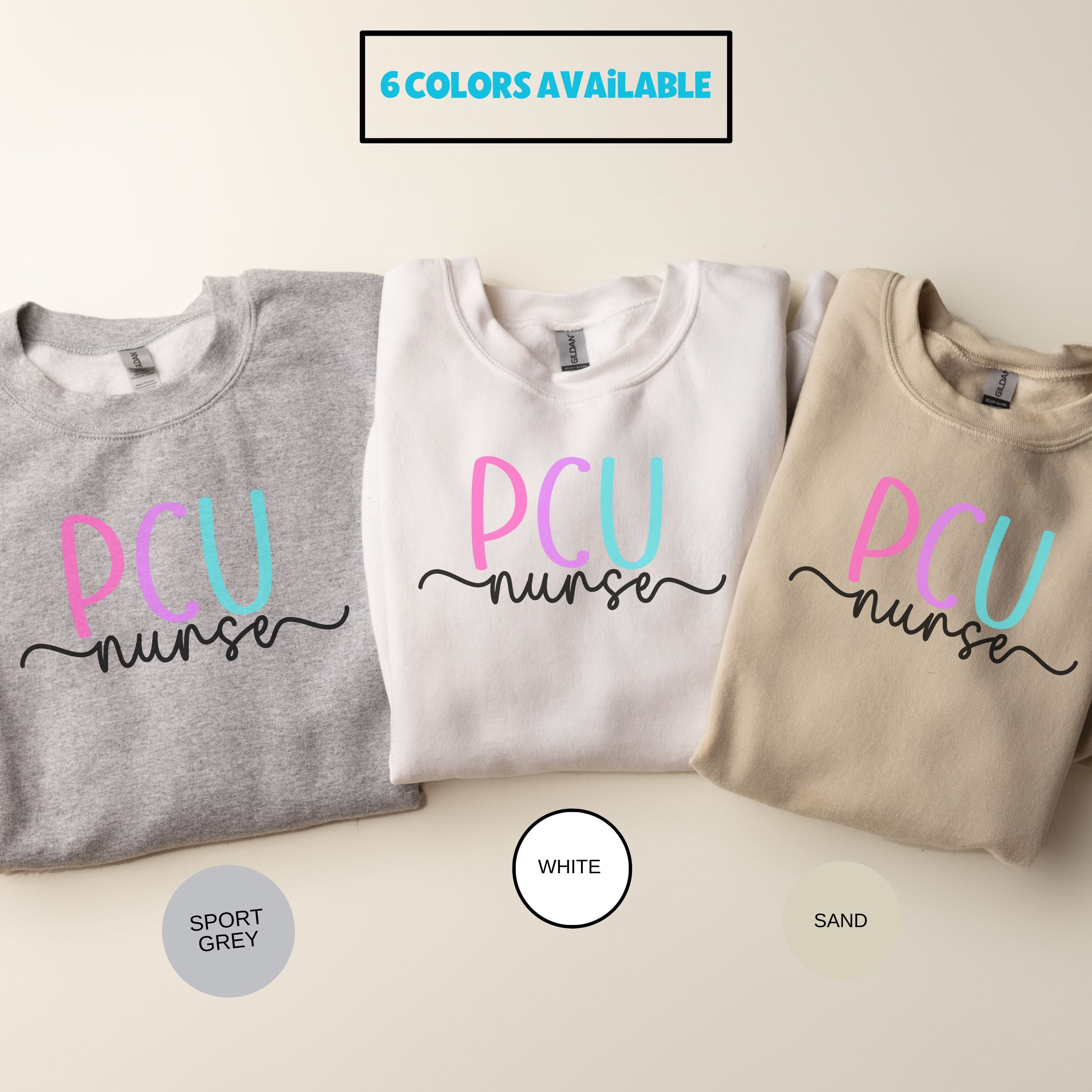 PCU Nurse Sweatshirt, PCU Nurse Shirts, PCU Nurse Crew, Progressive ...