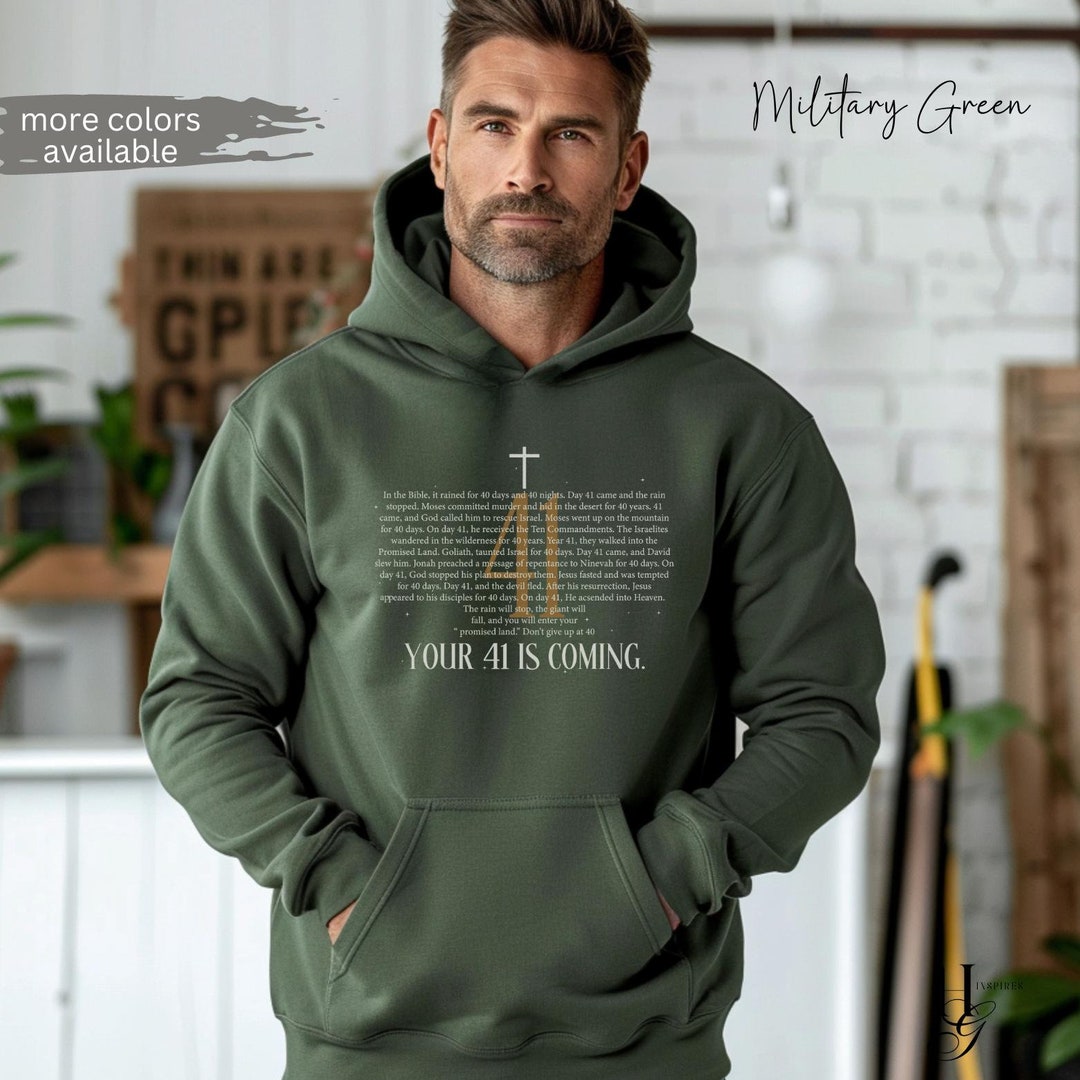 Your 41 Coming Christian Aesthetic Sweatshirts Godly Men Bible Verse ...