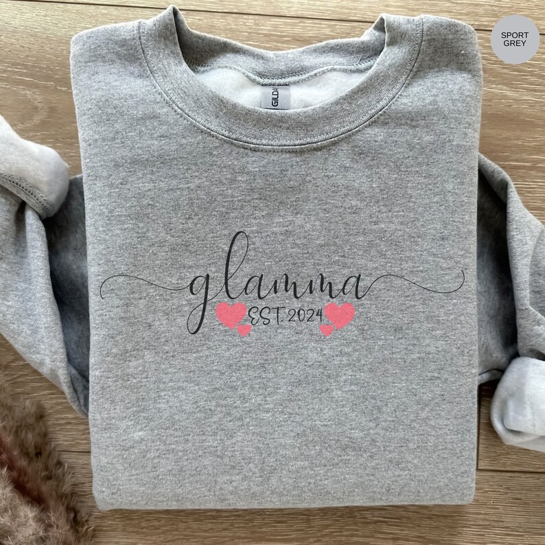 Custom Glamma Est 2024, Glamma Shirt, Glamma Crewneck, Glamma Gifts ...