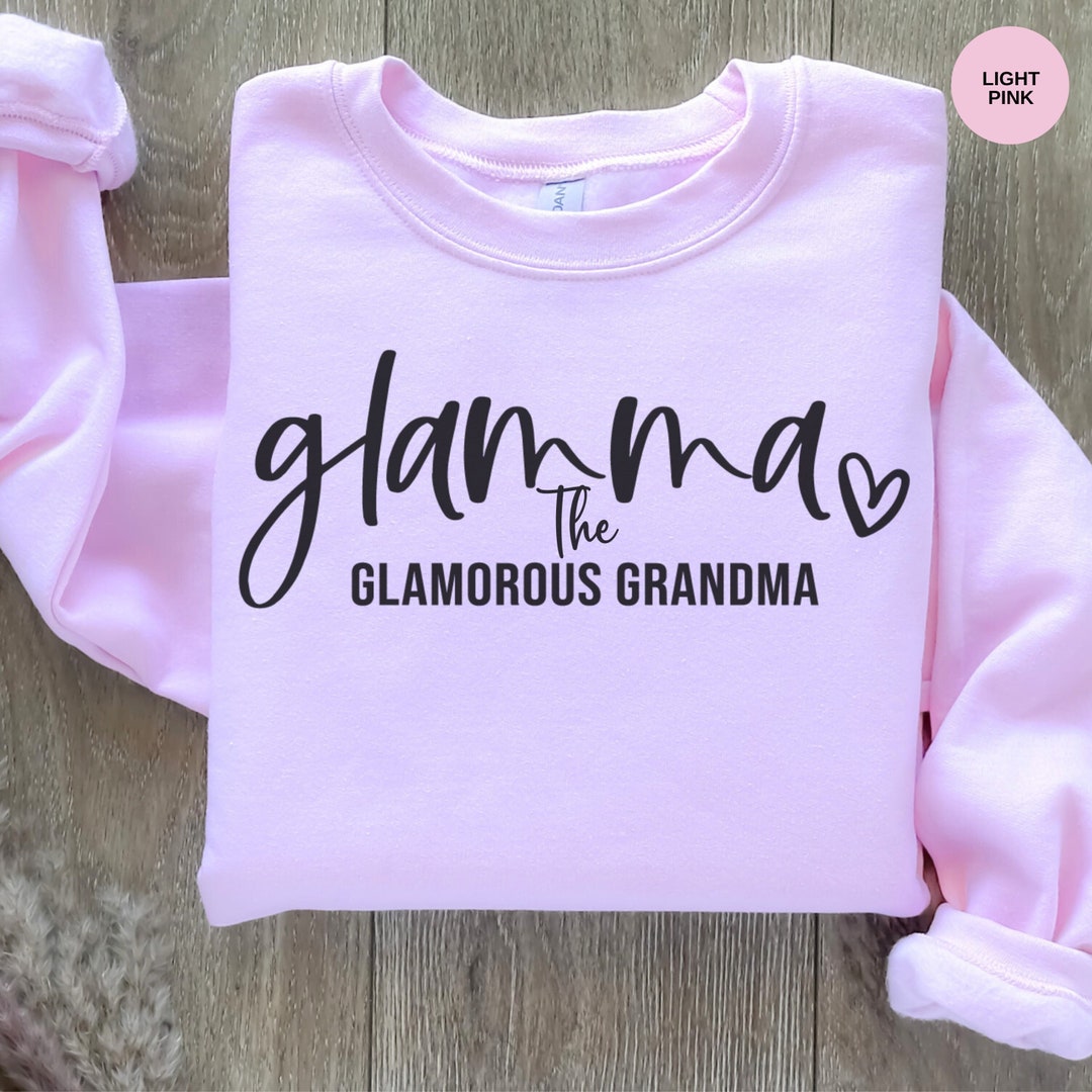 Glamma Crewneck, First Time Grandma, Glamma Shirt, Glamma Gifts, Glamma ...