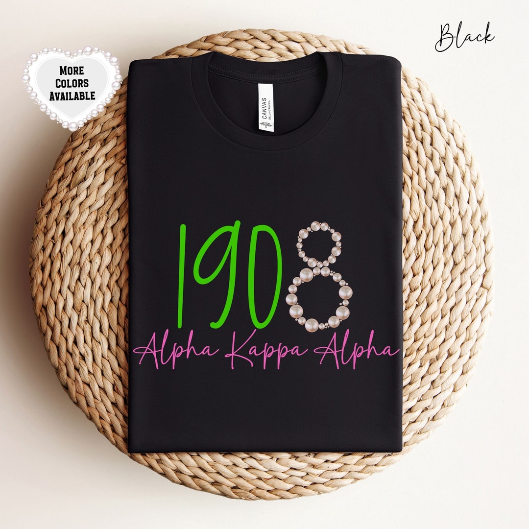 Custom AKA Gift, 1908 AKA Gift, AKA 1908 Shirt, Alpha Kappa Alpha ...