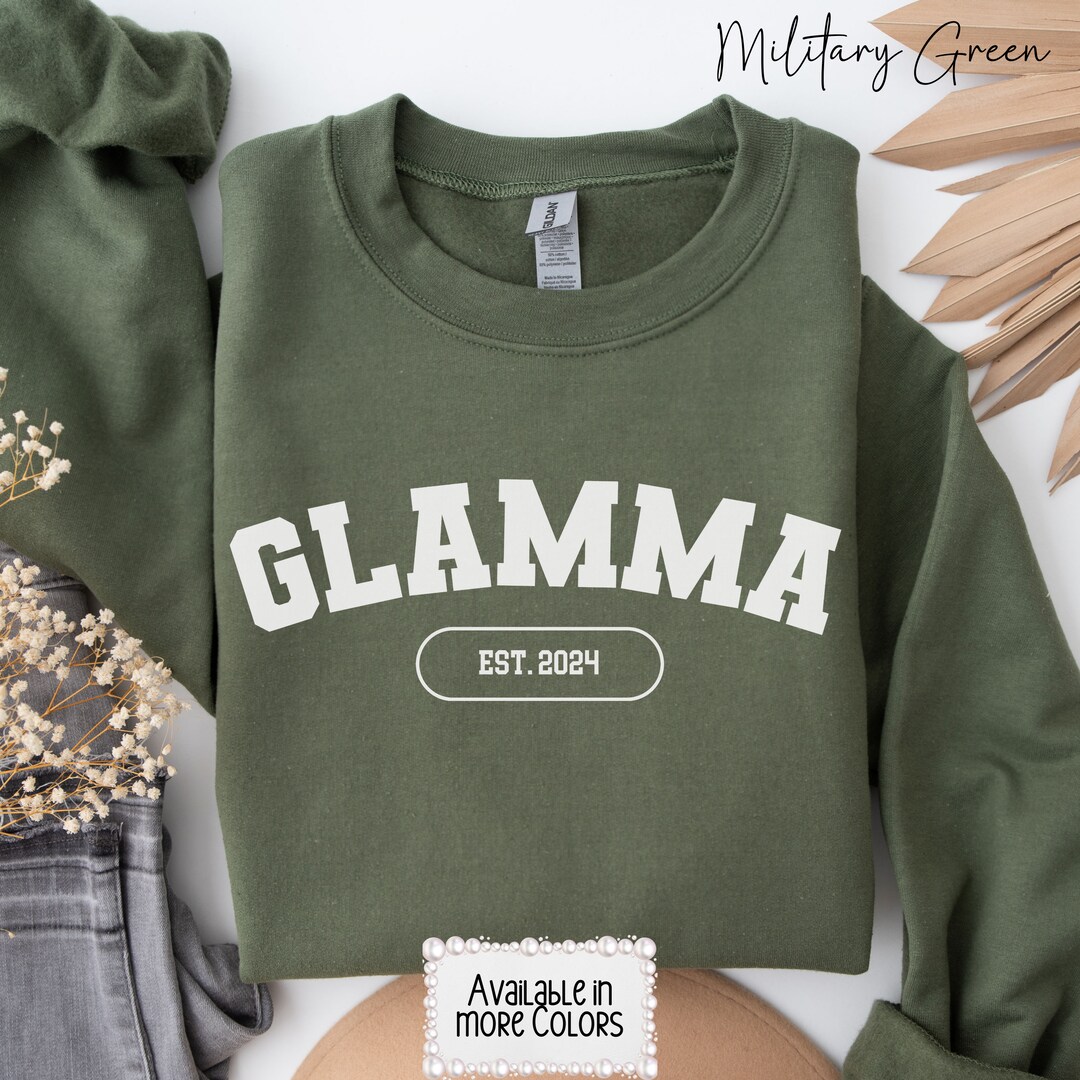 Custom Glamma Sweatshirt, Glamma Shirt, Glamma Gift, Gift for Glamma ...