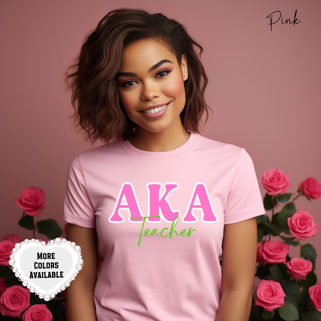 AKA Teacher Shirt, AKA Educator Tshirts, Aka Shirt, Personalized Aka ...