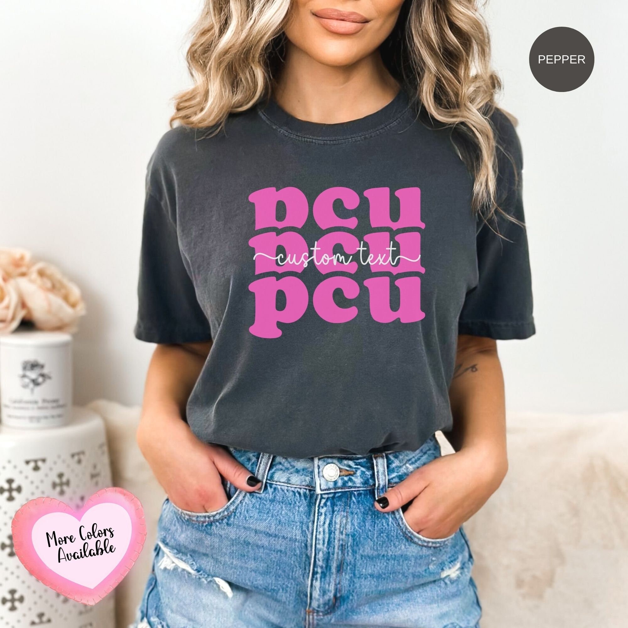 Comfort Colors® PCU Nurse Shirt, Pcu Nurse T Shirt, PCU Tshirt, Nurse ...