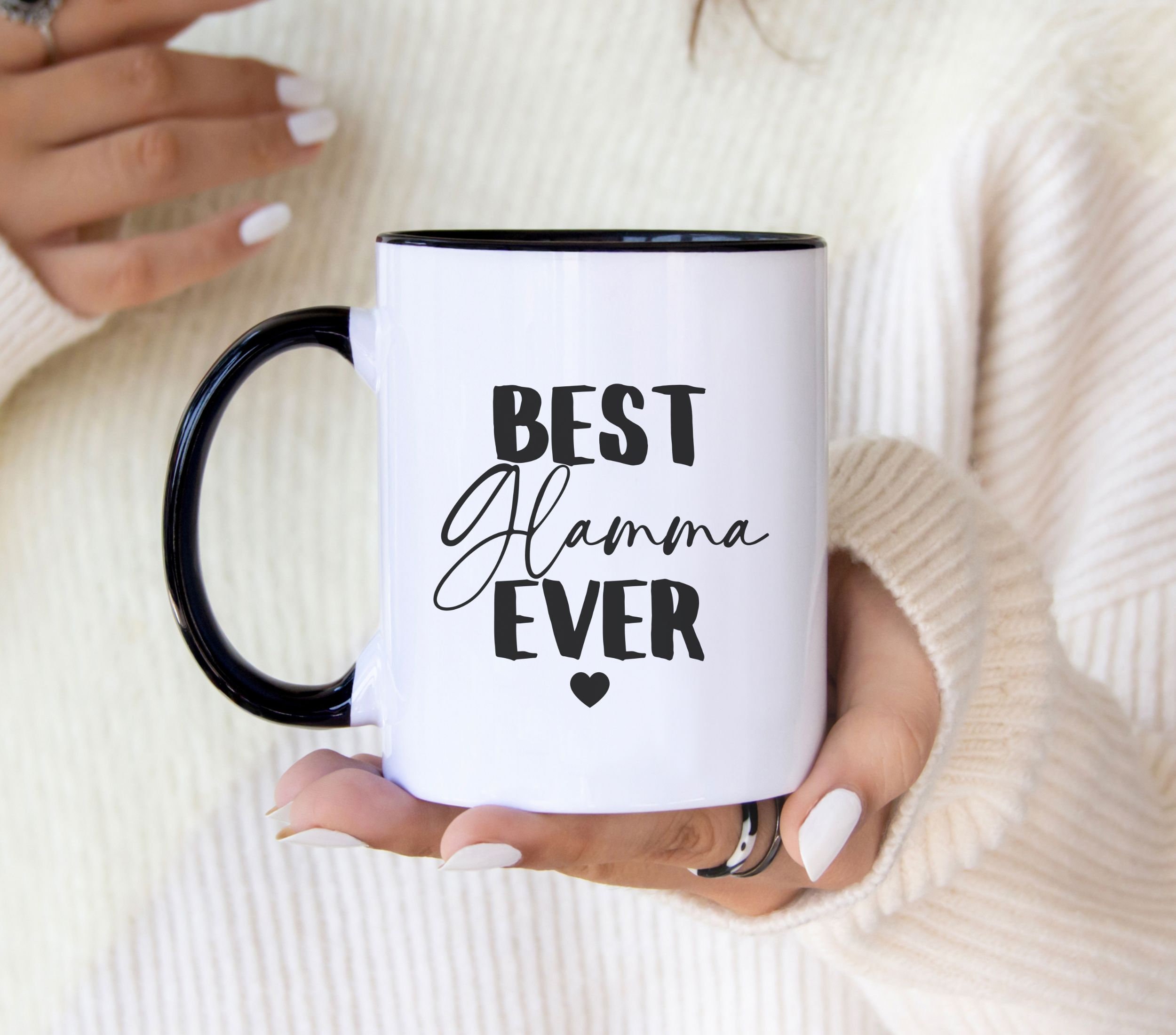 Best Glamma Ever, Personalized Glamma Mug, Glamma Gifts, Promoted to ...
