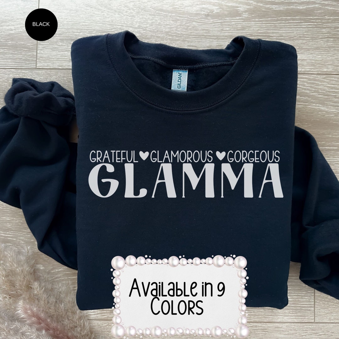 Promoted to Grandma Gifts, Glamma Shirts, Glamma Sweatshirt, Glamma ...