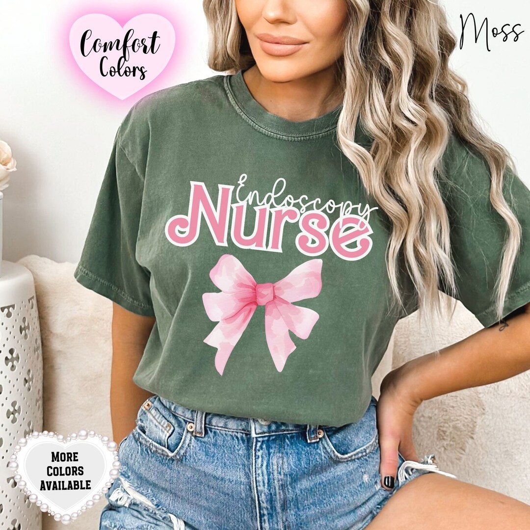 Endoscopy T Shirt, Endoscopy Shirts, Coquette Nurse Tee, New Nurse ...