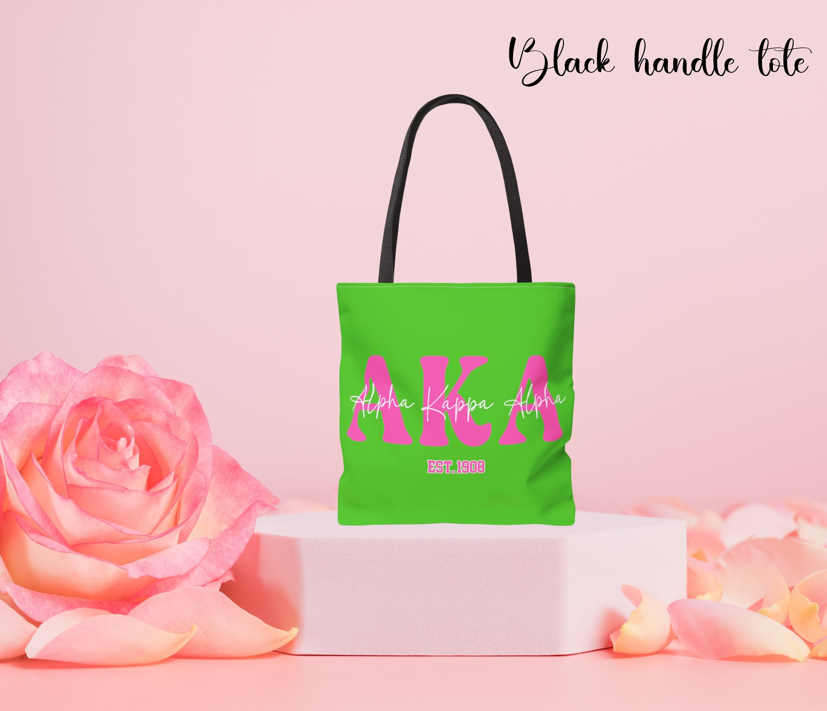 Custom AKA Gifts, AKA Paraphernalia, AKA 1908 Gifts, Pink and Green ...