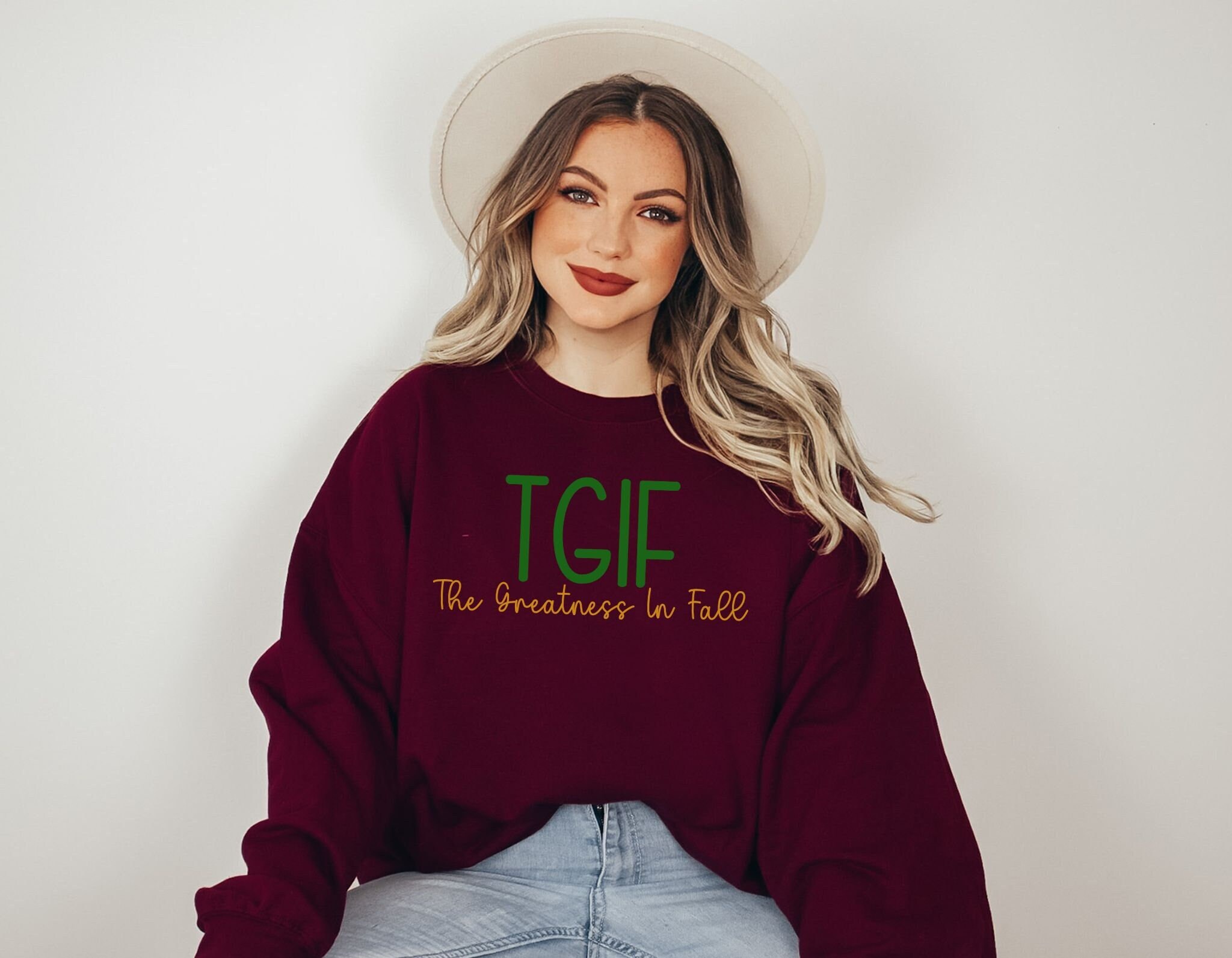 TGIF Fall Shirt Fall Shirts TGIF Fall Sweatshirt TGIF - Etsy