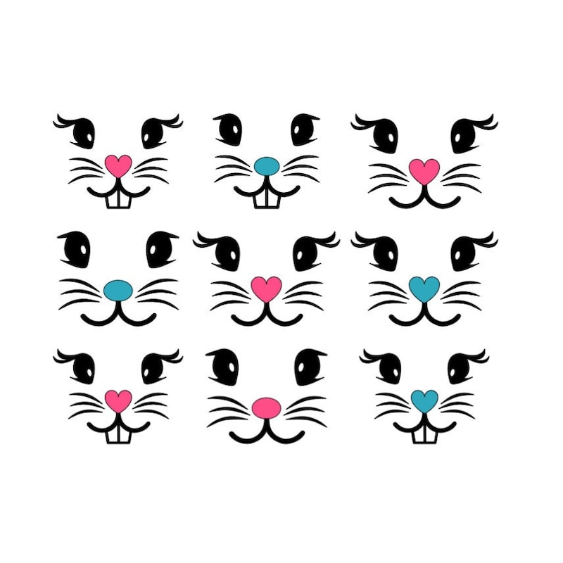 Bunny Face - Etsy