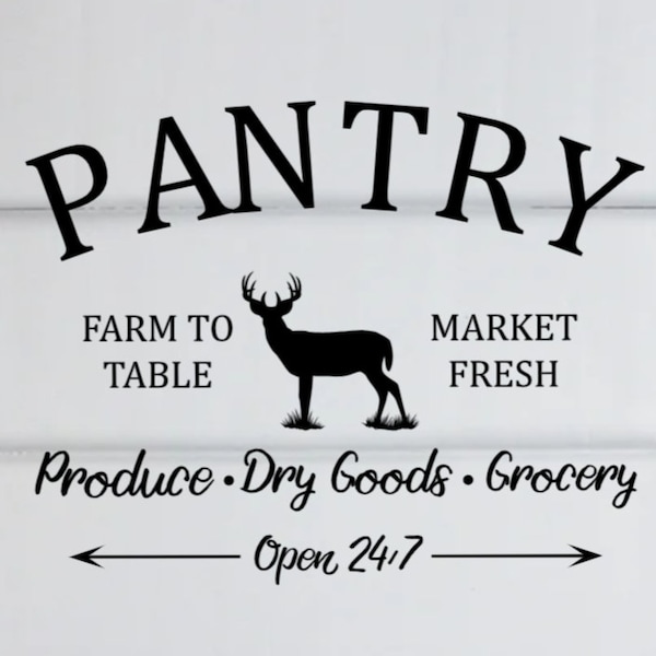 Pantry Sign - Etsy
