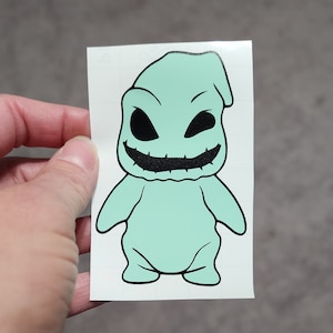 Oogie Boogie Vinyl Decal, Nightmare Before Christmas, Oogie Boogie ...