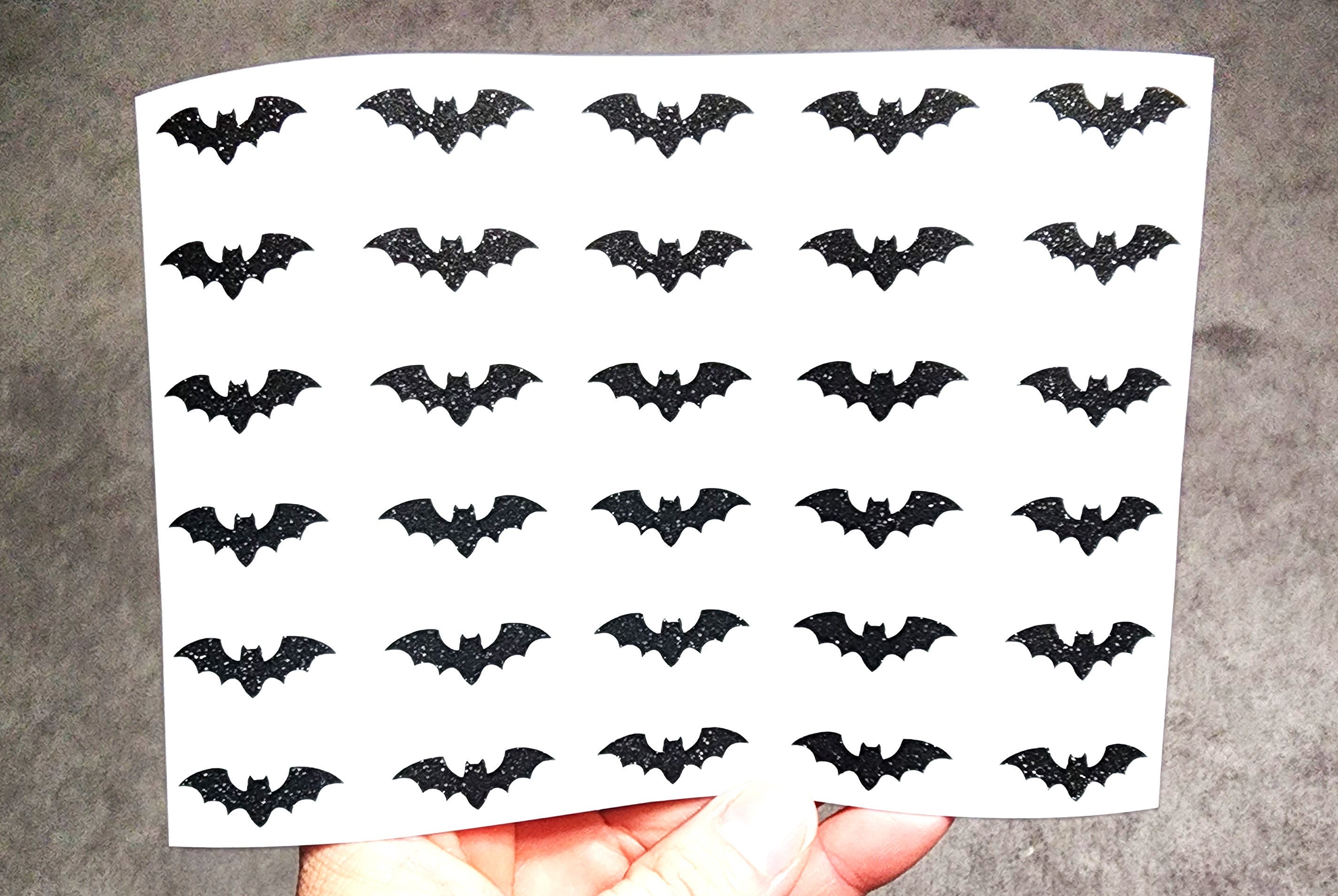 Mini Bat Decal Sheet Bat Sticker Sheet Halloween Stickers - Etsy