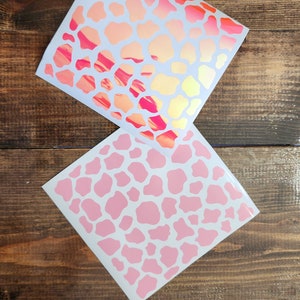 Cow Print Vinyl Sheet, Cow Print Decal, Cow Print Sticker, Cow Print ...