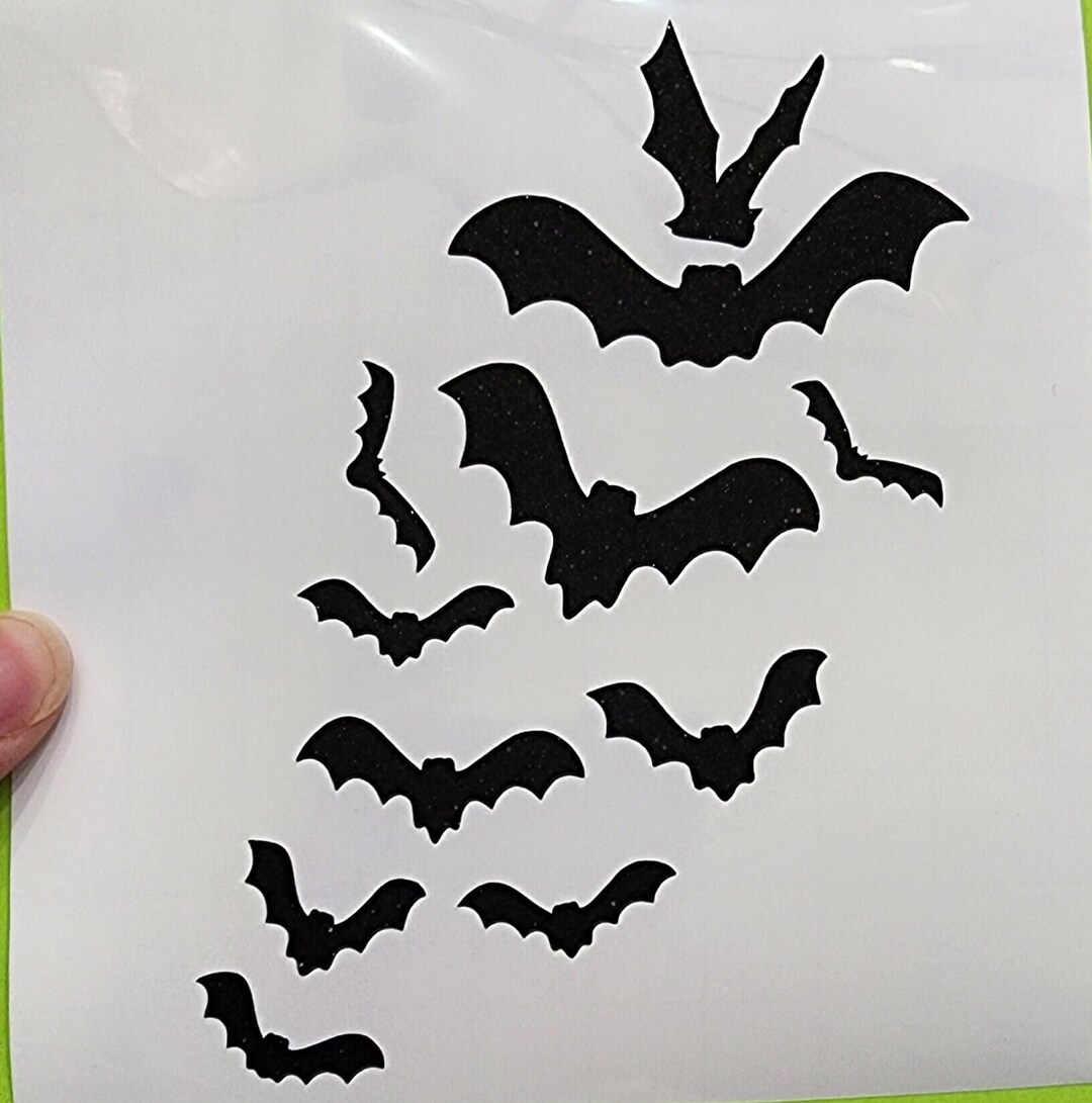 Flying Bats Decal Holographic Bats Halloween Decal Bat - Etsy