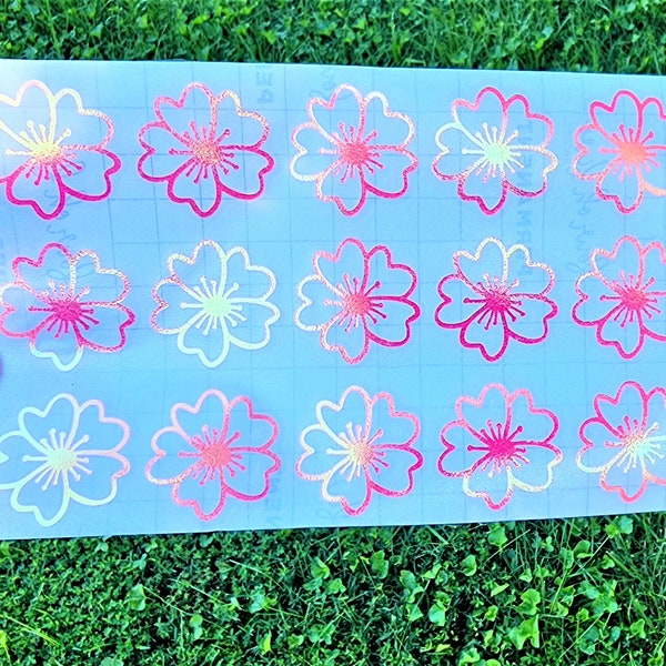 Vinyl Flower Decal - Etsy