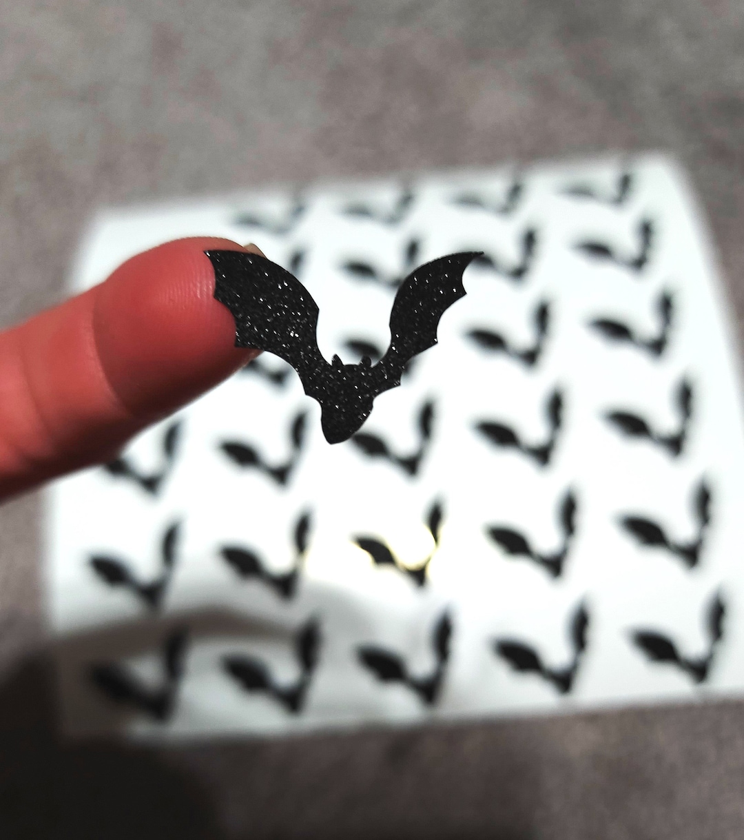 Mini Bat Decal Sheet, Bat Sticker Sheet, Halloween Stickers, Glitter ...