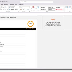 Halloween Checklist Excel Template, Halloween To-do List Excel Template ...