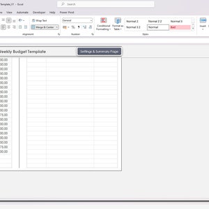 Bi-weekly Budget Excel Template, 2 Weeks Budget Excel Template, Bi ...