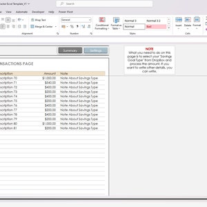 Money Savings Tracker Excel Template, Money Goal Tracker Excel Template ...