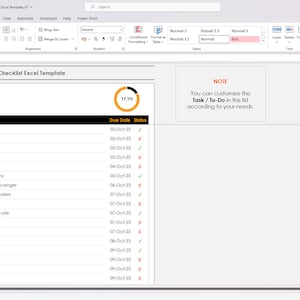 Halloween Checklist Excel Template, Halloween To-do List Excel Template ...