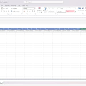 Class Grades Tracker Excel Template: Student Performance Planner - Etsy