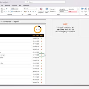 Halloween Checklist Excel Template, Halloween To-do List Excel Template ...