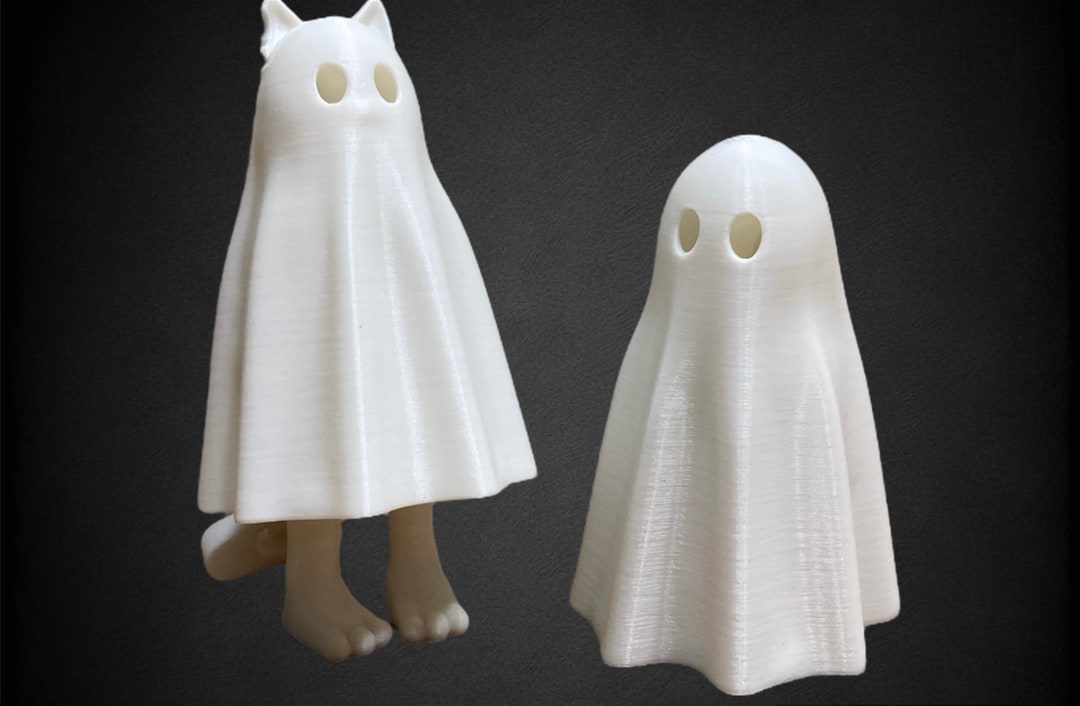 Cute Halloween Ghost With Feet 3D Printed Ghost Decoration as - Etsy