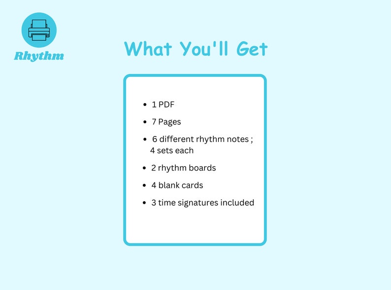 Rhythm Board | Make Your Own Rhythm - Etsy