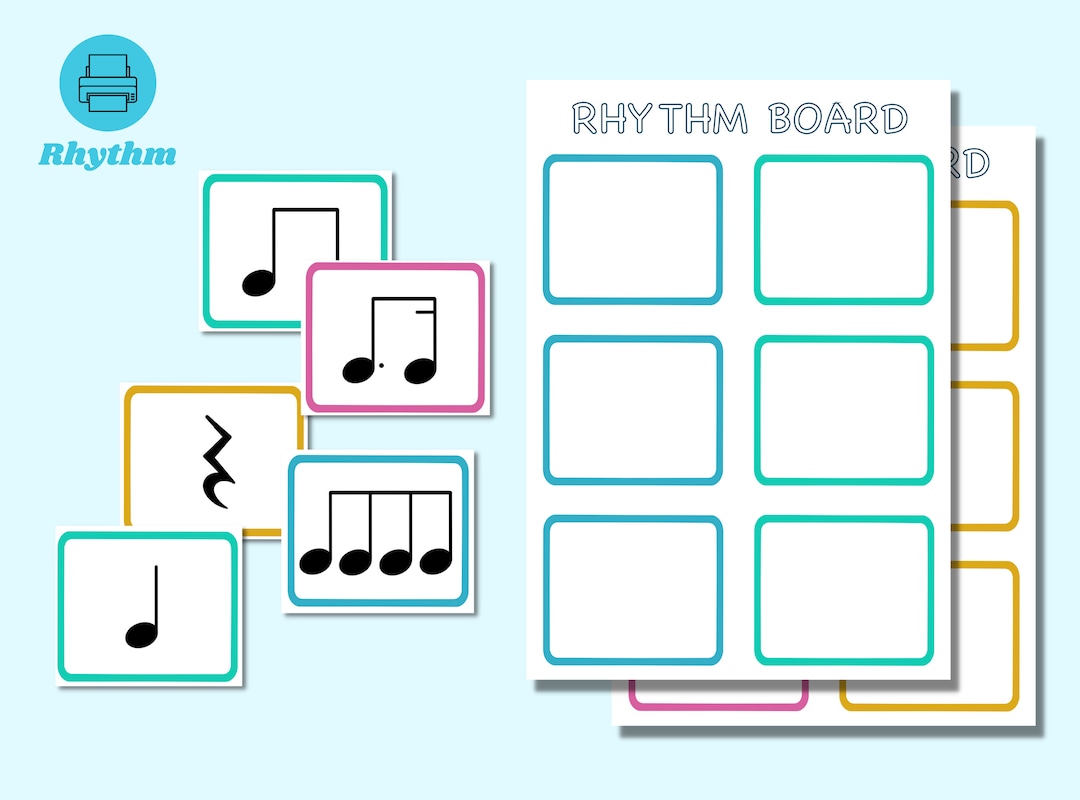 Rhythm Board | Make Your Own Rhythm - Etsy Australia