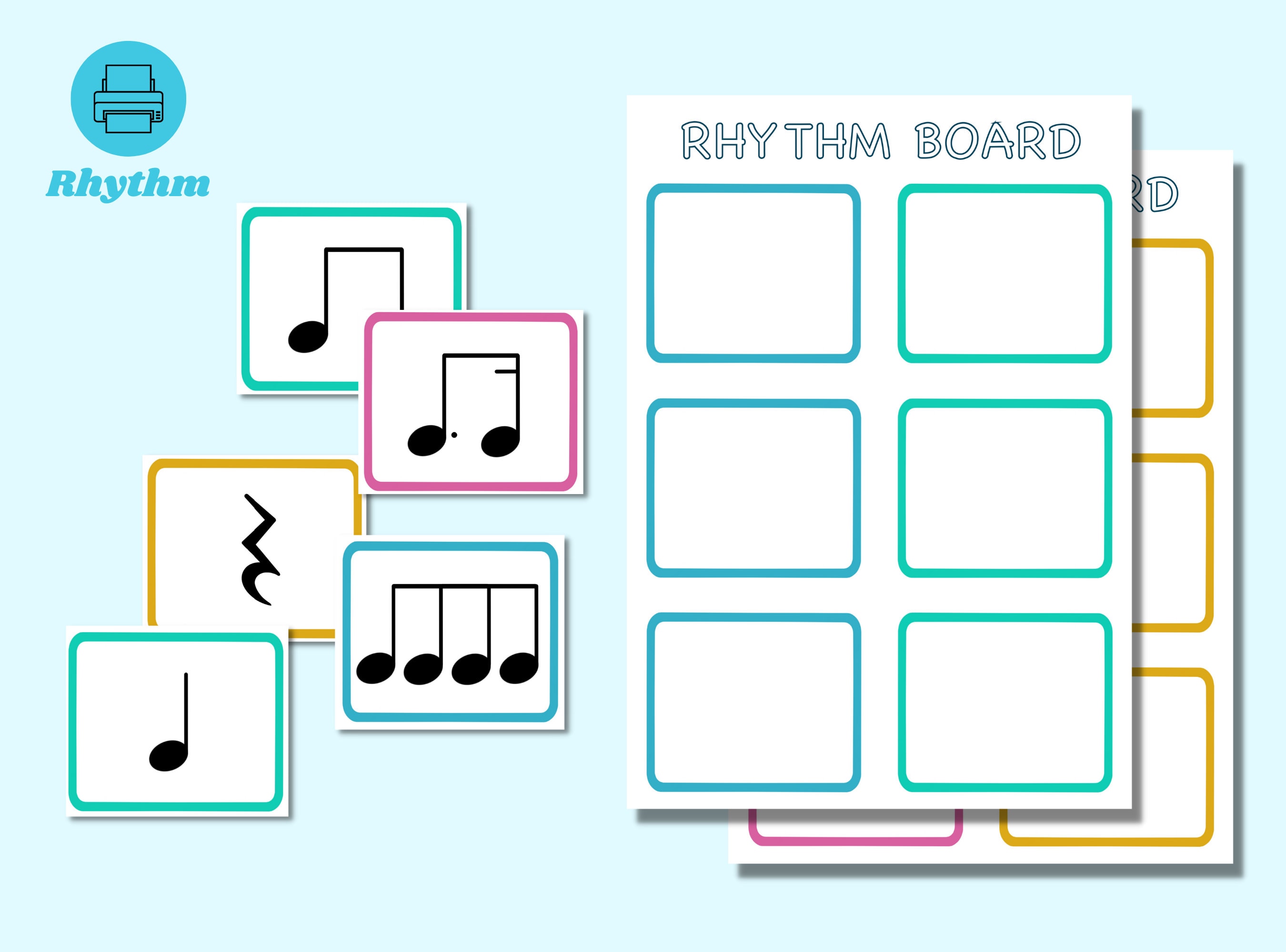 Rhythm Board | Make Your Own Rhythm - Etsy