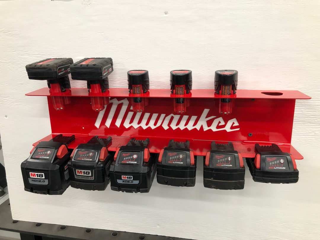 Milwaukee M18 and M12 Battery Holder - Etsy