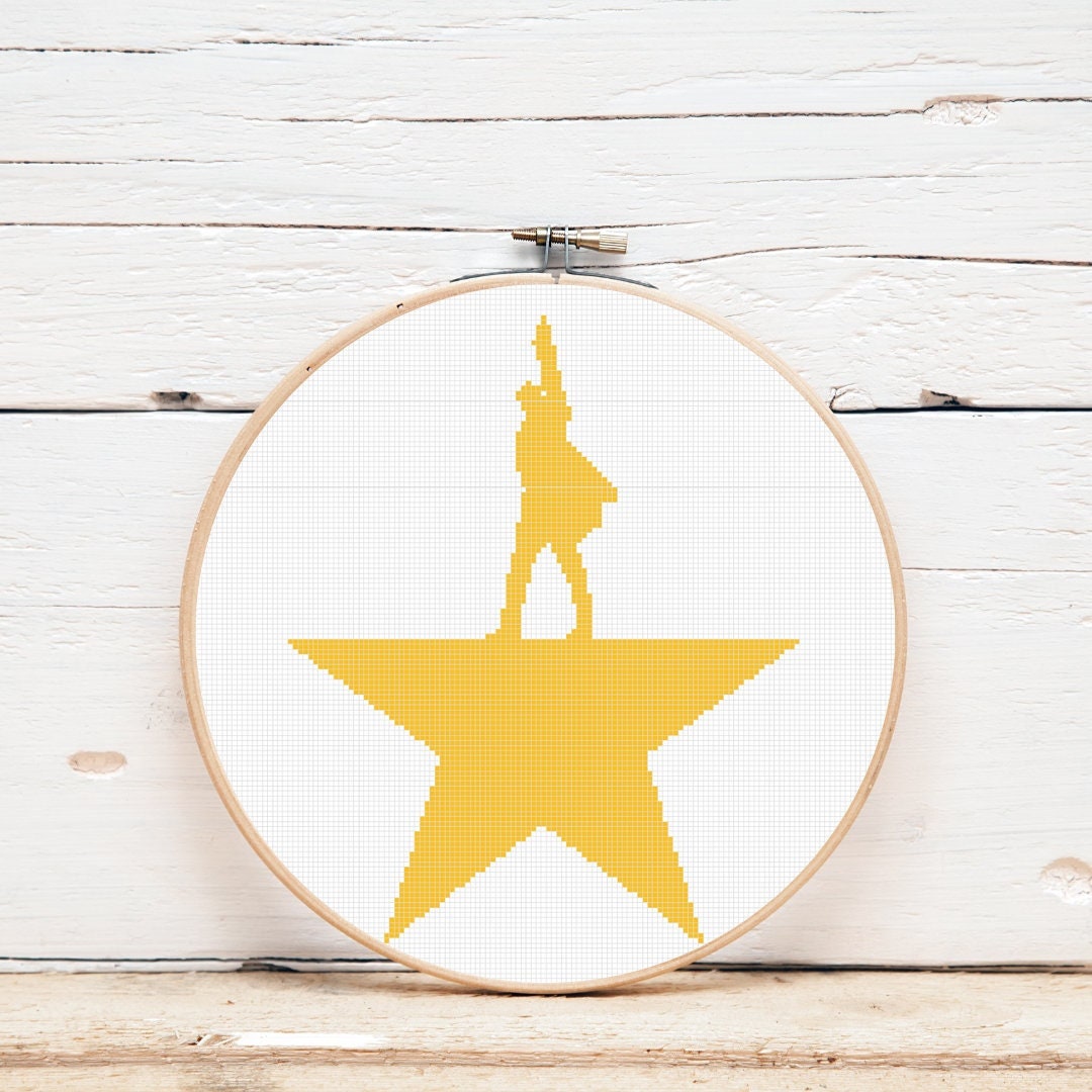 Cross Stitch Pattern / Hamilton / Broadway/ Digital Download / Theater ...