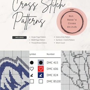 Cross Stitch Pattern / Fleur De Lis - Small / NOLA / Mardi Gras ...