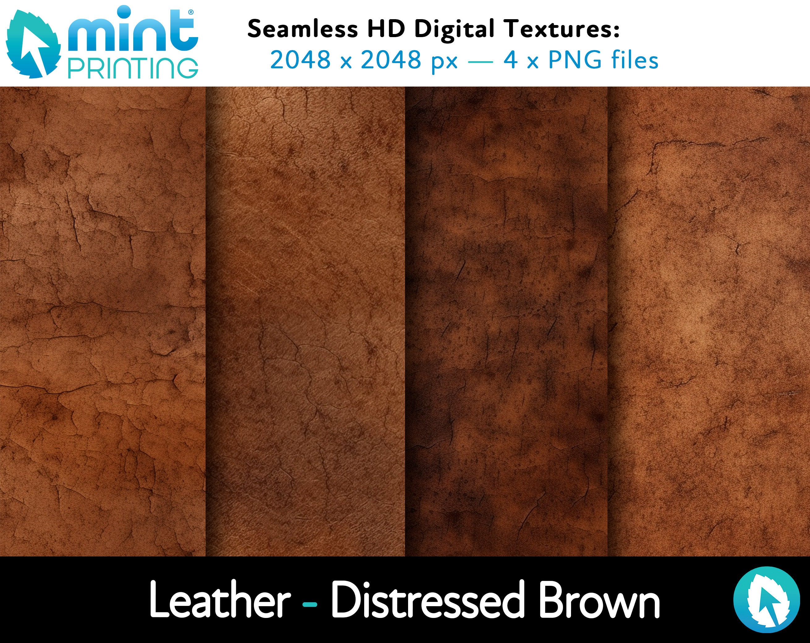 Seamless Distressed Leather Texture