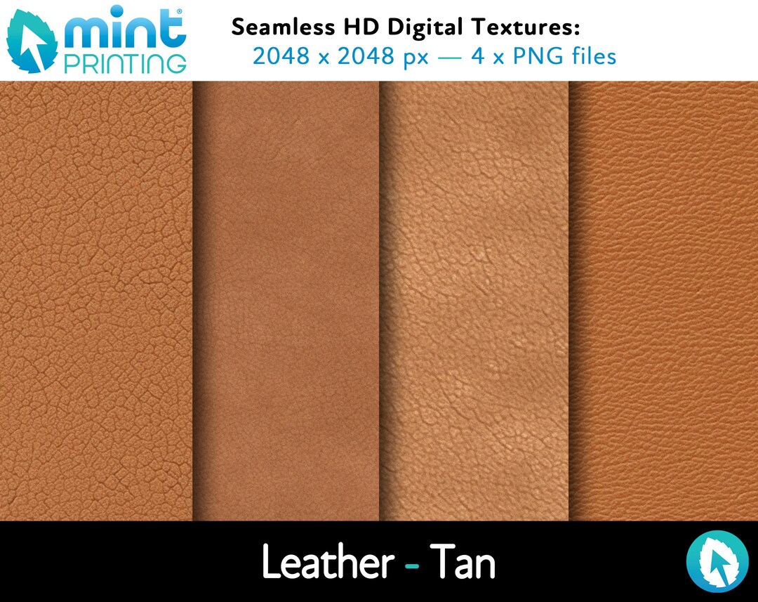 Leather - Seamless HD Textures - Tan - Etsy
