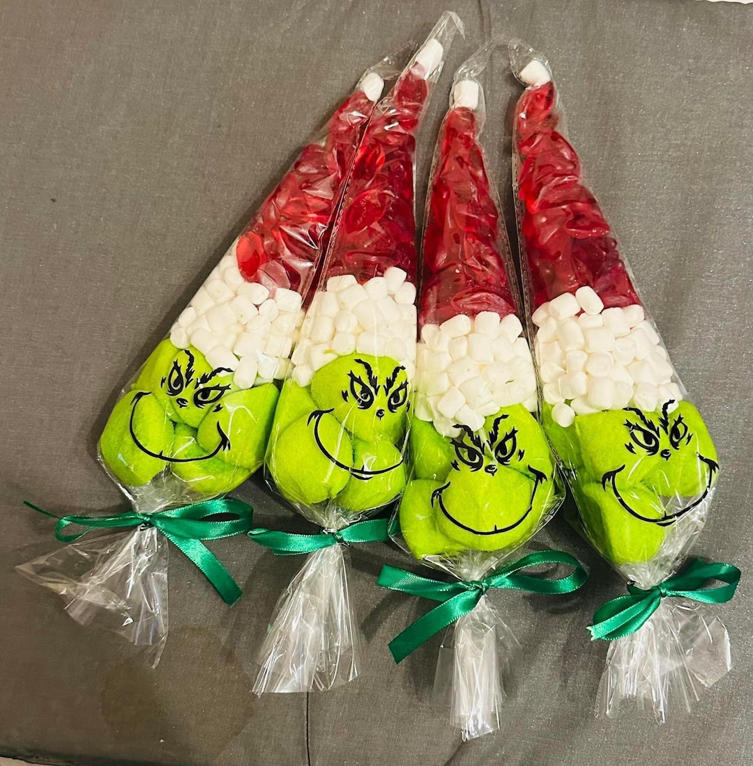 Large Grinch Sweet Cone, Christmas Stocking Fillers, Party Favours Etc ...