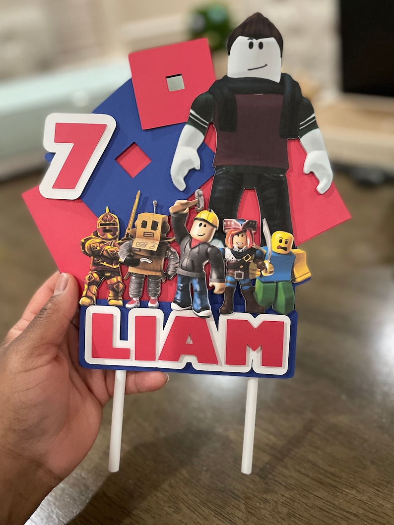 Roblox Cake Topper - Etsy