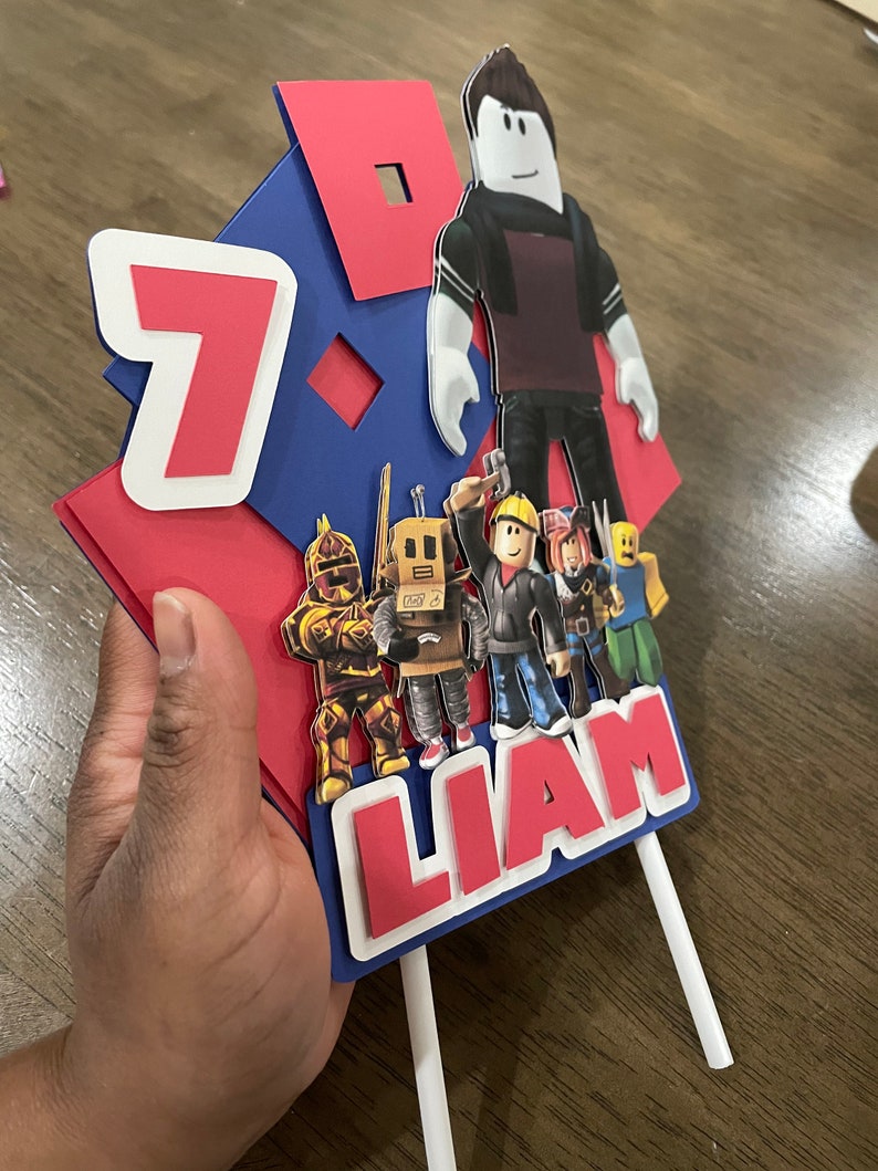 Roblox Cake Topper - Etsy