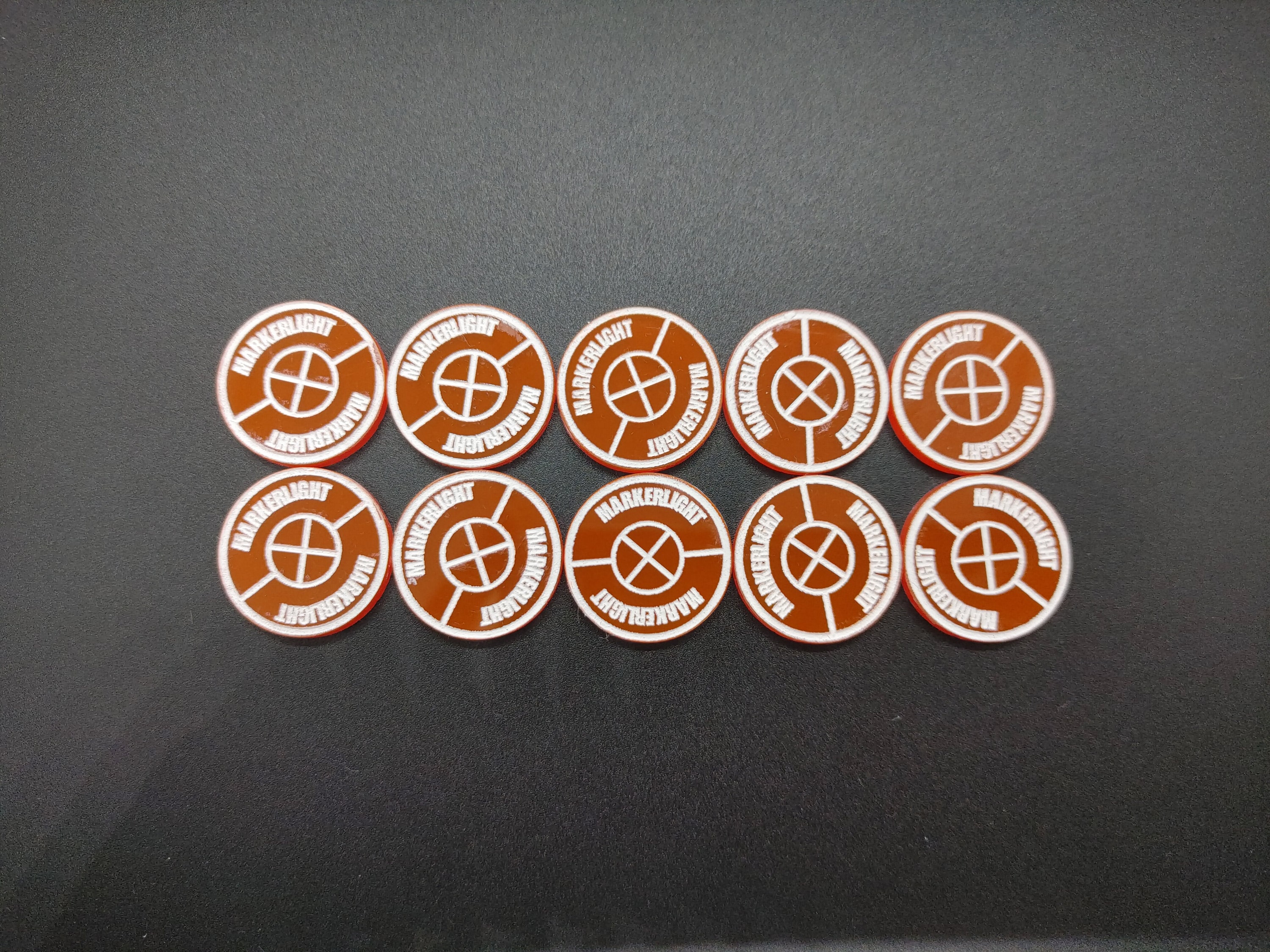 Marker Light Token Set (10 Pack) - Etsy