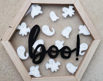 Boo Ghost Sign - Etsy