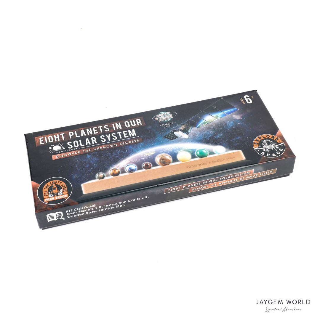 Gemstone Planets Complete Set of 8 Planets in Our Solar - Etsy