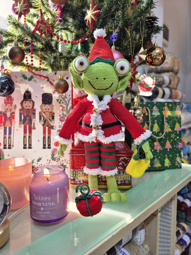 Christmas Frog Crochet Pattern – Elf Amigurumi Doll PDF - Etsy